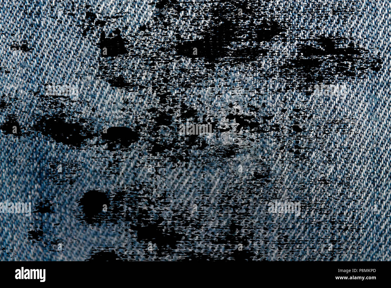 Dirty grunge Jeans blue macro texture for denim background Stock Photo ...
