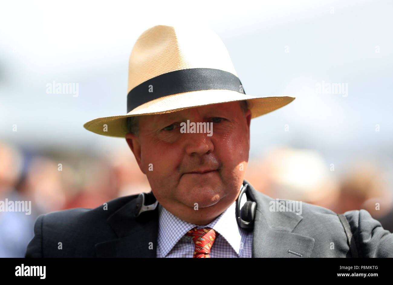Trainer Tim Easterby in the winners enclosure after The Bahrain Trophy ...