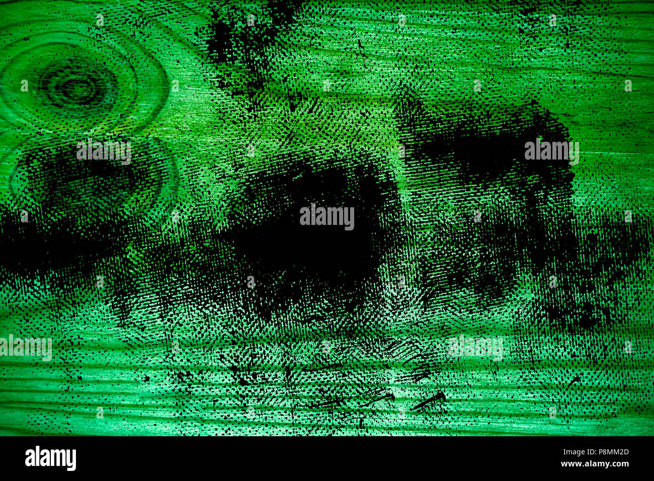 Grunge dirty Ultra green Wooden texture, cutting board surface for ...