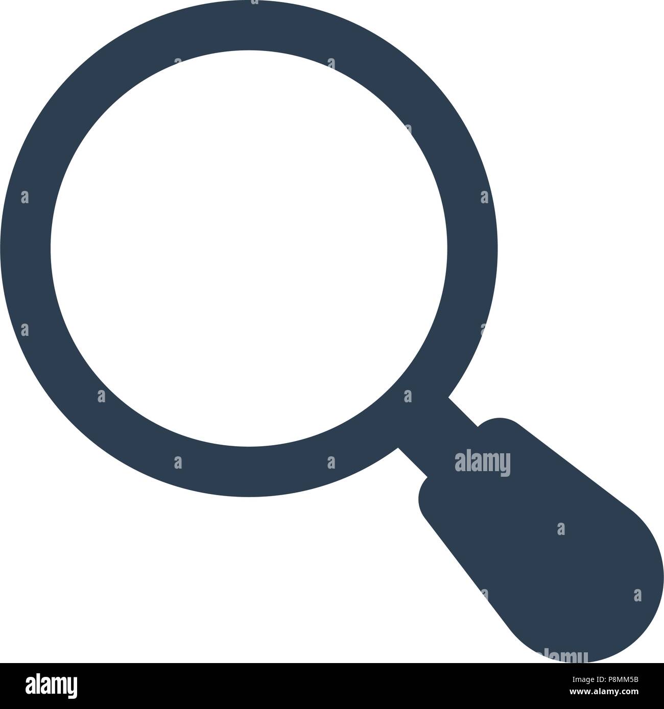 Magnifying Glass , Serach Icon Stock Vector Image & Art - Alamy
