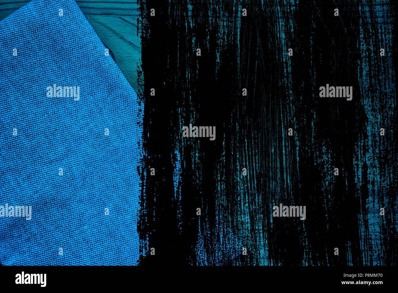 Grunge dirty Ultra blue Linen fabric surface for mock-up or designer ...