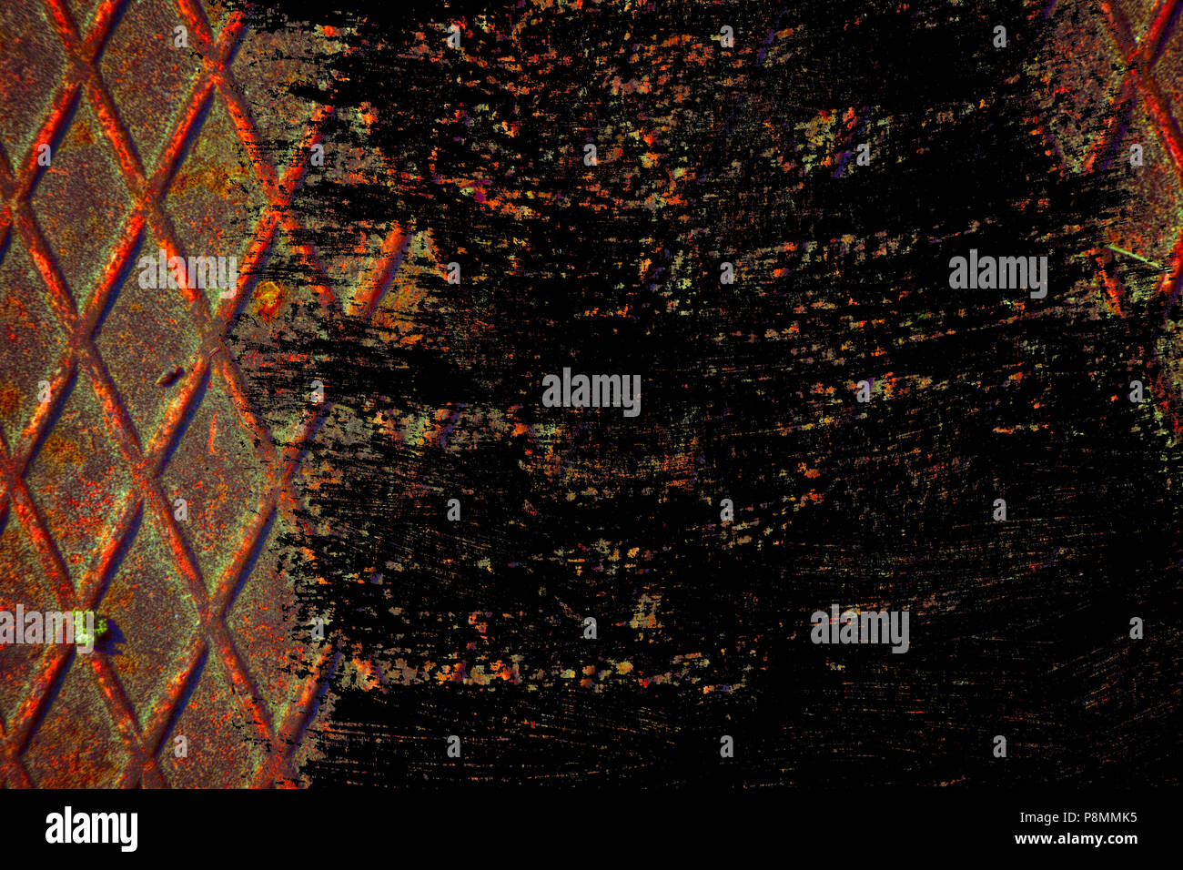 Grunge Ultra orange Stainless steel texture, iron background for ...