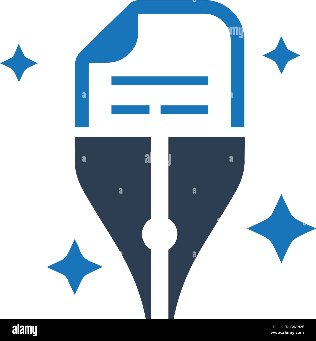 Meticulously Designed "Copy writing Icon Stock Vector Image & Art - Alamy