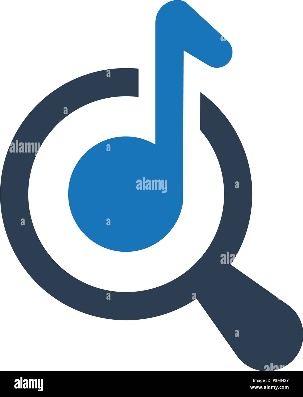 Online Audio Search Icon Stock Vector Image & Art - Alamy