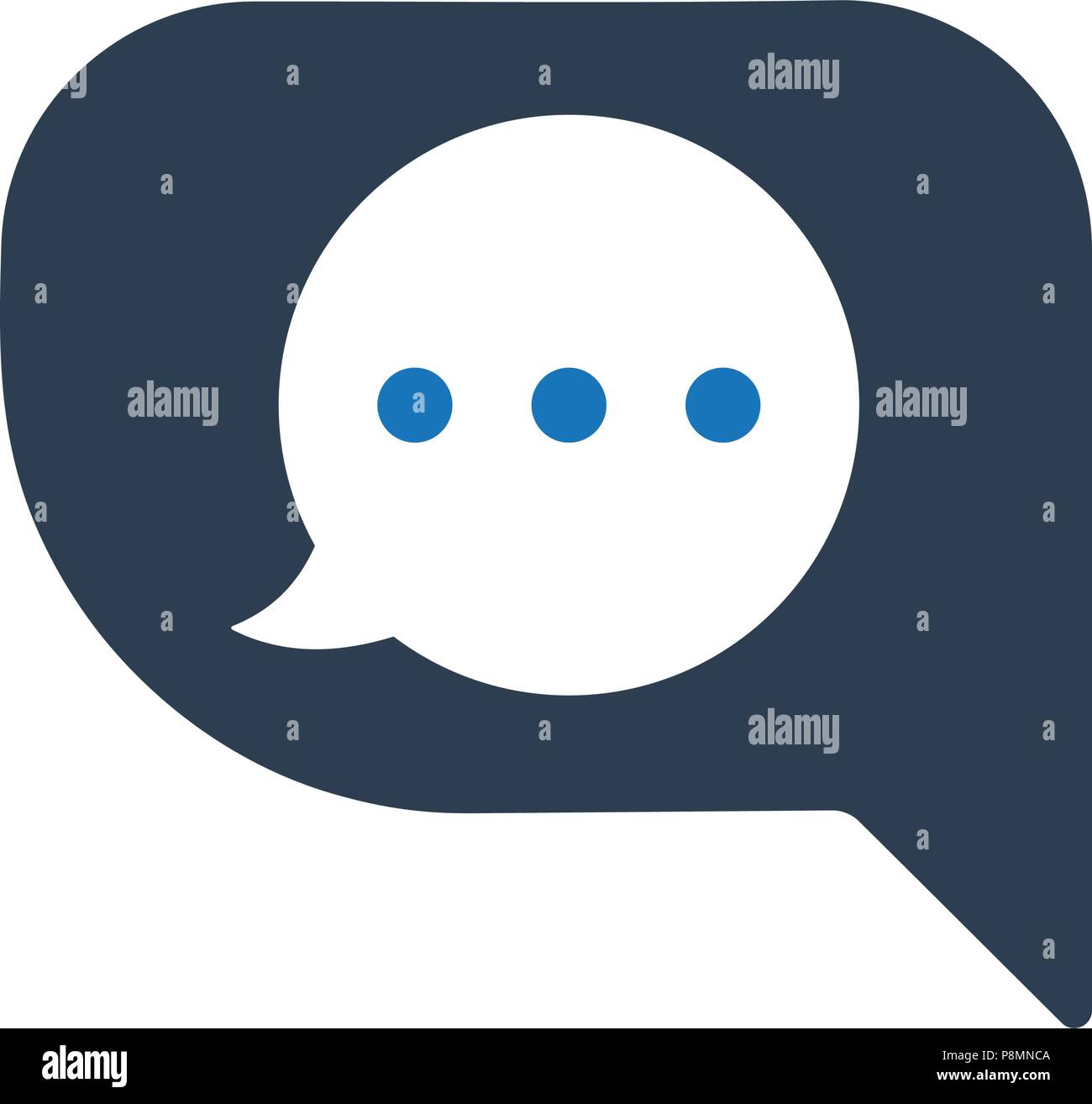 Conversation and Discussion Icon Stock Vector Image & Art - Alamy