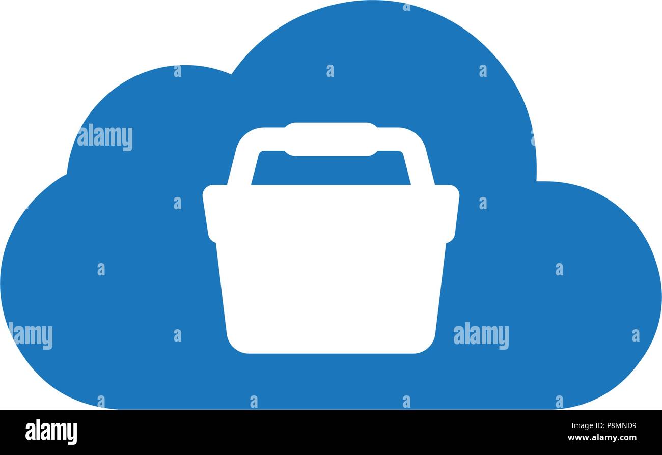 Online Shopping , Cloud Store Icon Stock Vector Image & Art - Alamy