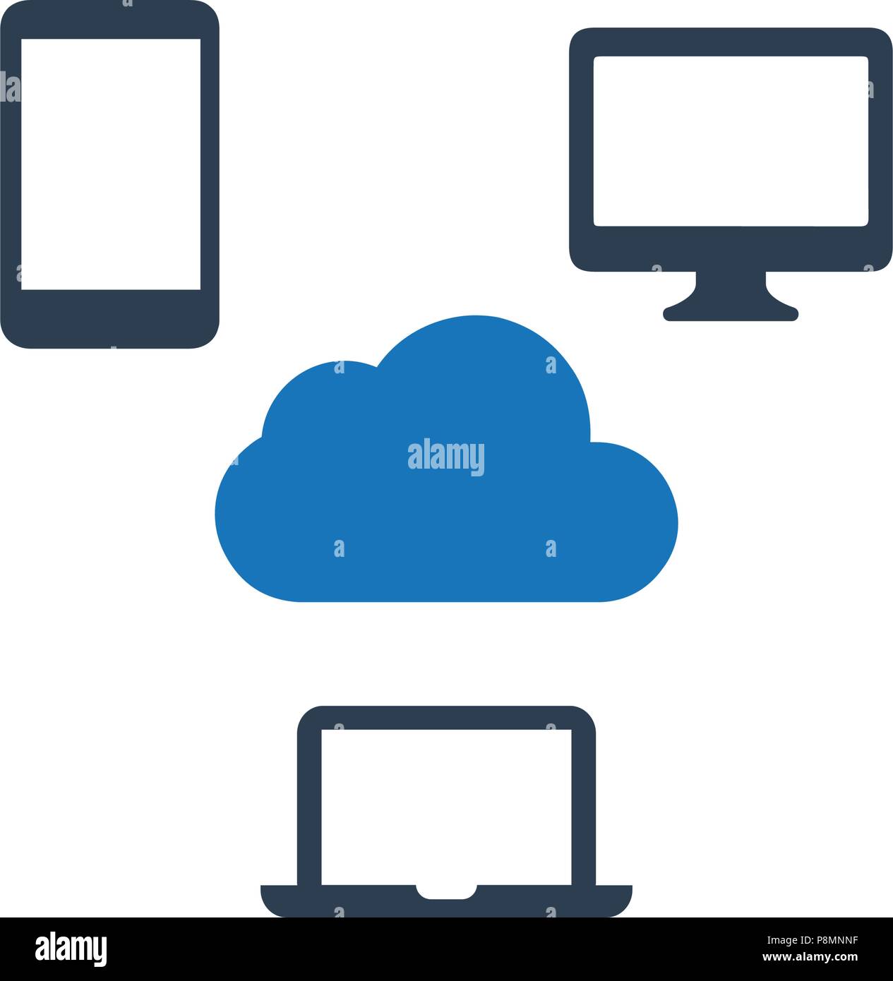 Cloud Computing , Netword Share Icon Stock Vector Image & Art - Alamy