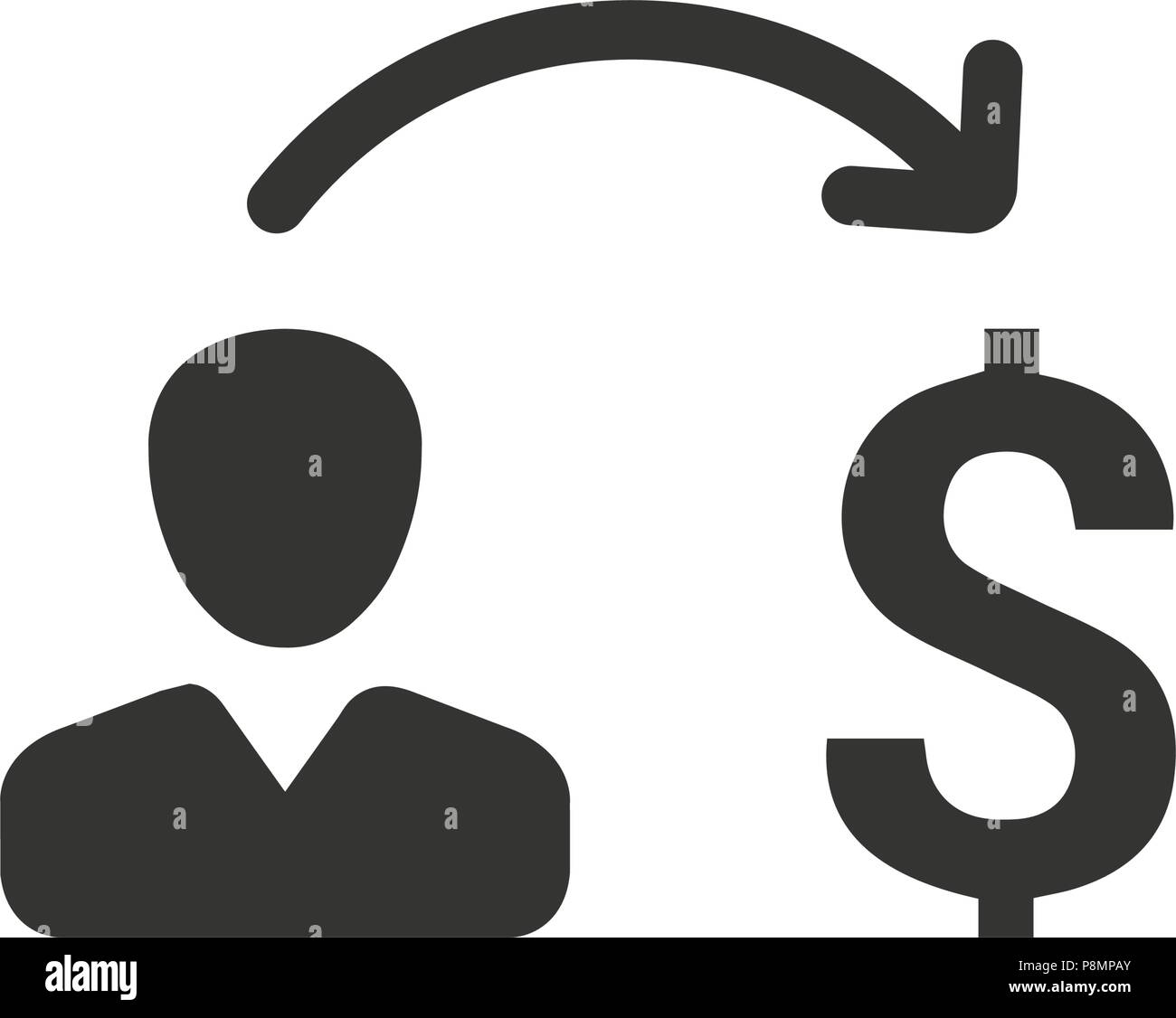 Fund Transfer Icon Stock Vector Image & Art - Alamy
