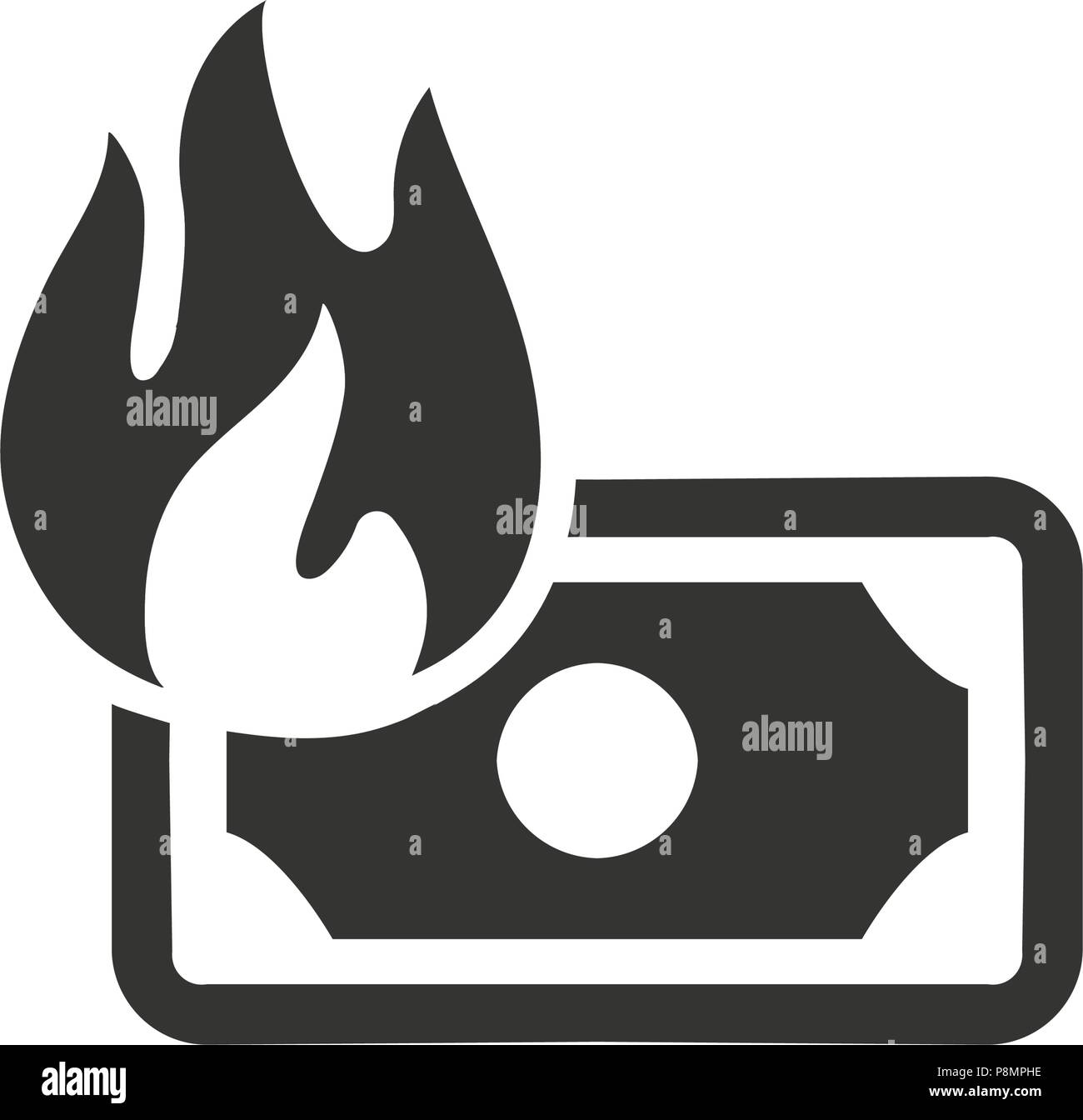 Financial Loss Icon Stock Vector Image & Art - Alamy