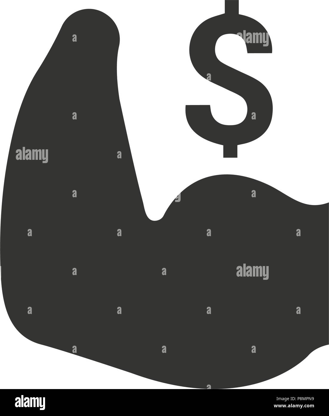 Financial Strength Icon Stock Vector Image & Art - Alamy