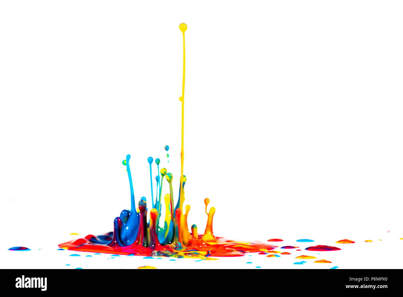 Splash of white colour hi-res stock photography and images - Alamy