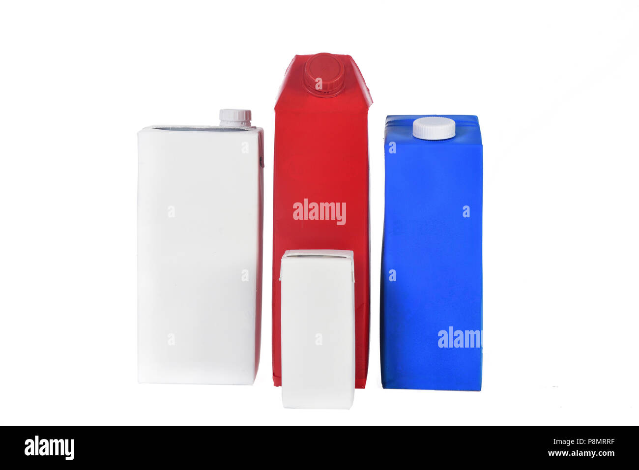 Blank tetra pack Cut Out Stock Images & Pictures - Alamy