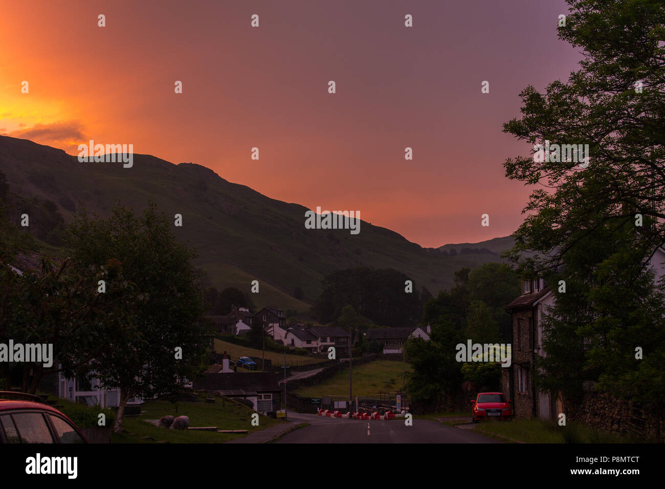Highlands Located In Lake district, England, UK Stock Photo - Alamy