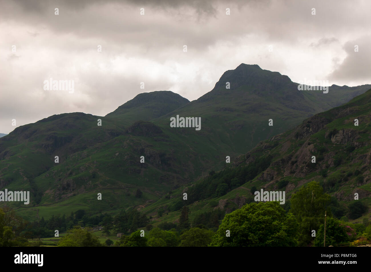 Highlands Located In Lake district, England, UK Stock Photo - Alamy