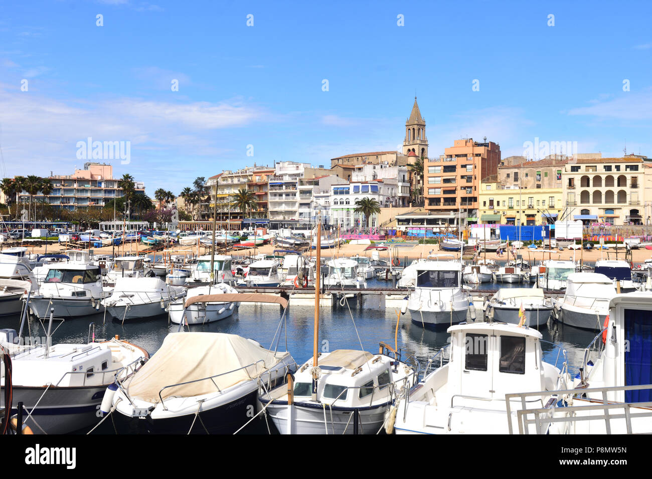 village of Palamos, Costa Brava, Girona province Stock Photo - Alamy