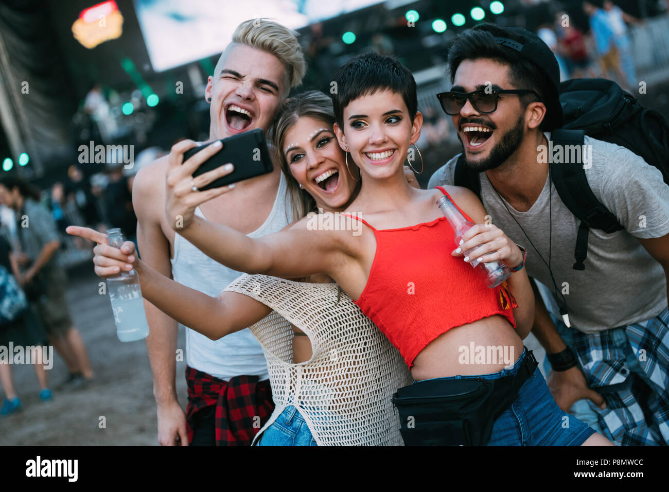 Happy fun music hi-res stock photography and images - Alamy