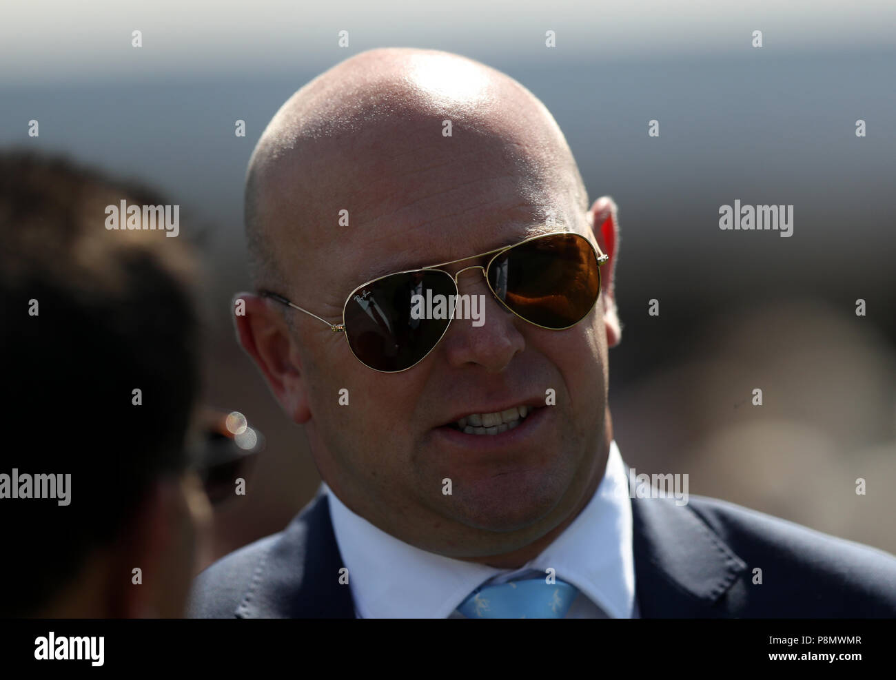 Trainer Owen Burrows during day one of The Moet & Chandon July Festival ...