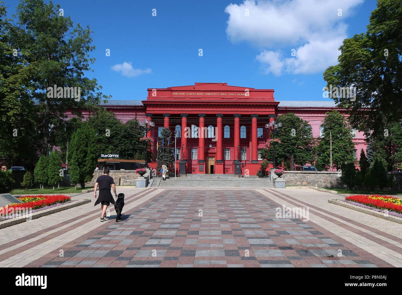 Exterior of Taras Shevchenko National University of Kyiv or Kiev ...