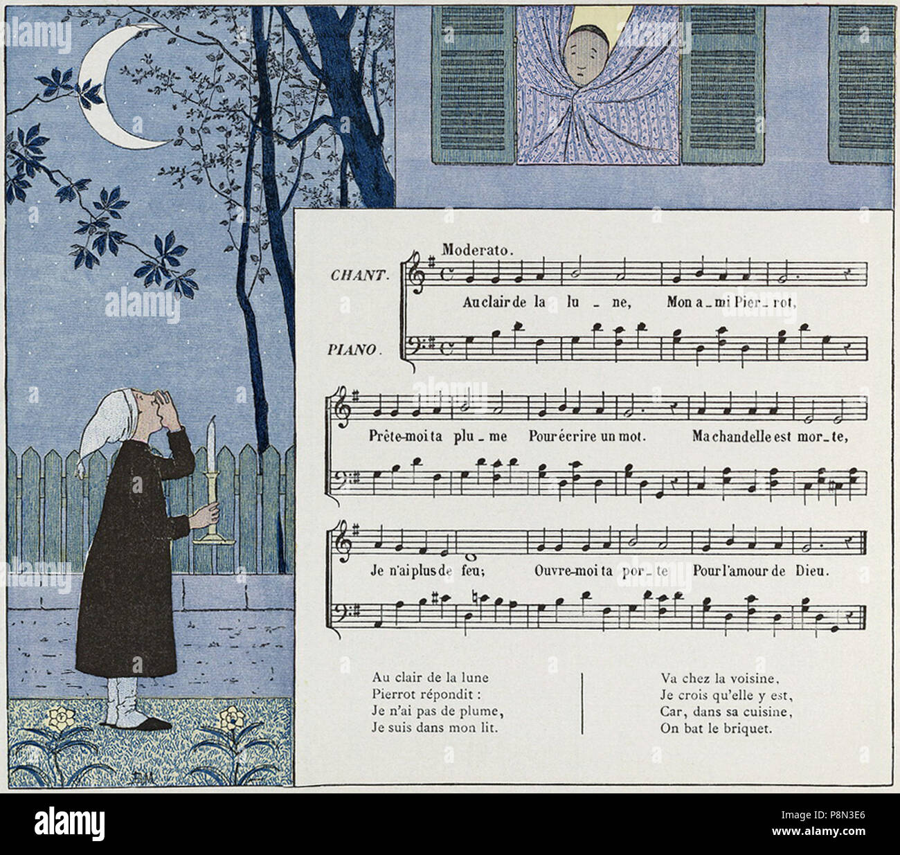 Au clair de la lune hi-res stock photography and images - Alamy