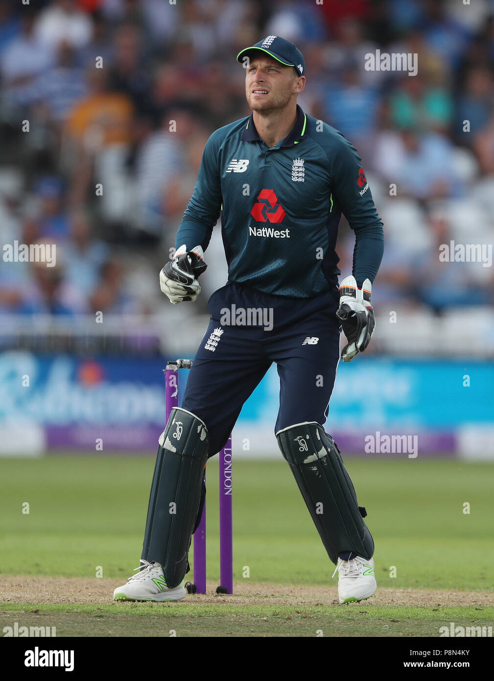 England's Jos Buttler during the One Day International Series match at ...