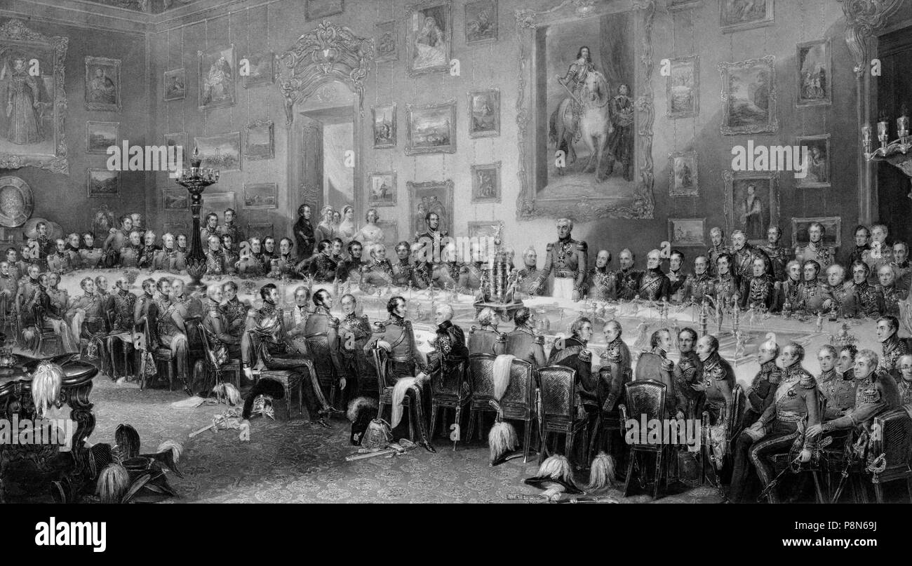 Banquet table 19th century hi-res stock photography and images - Alamy