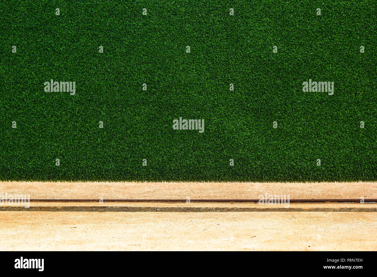 Green grass wall texture background. Artificial grass wall with space ...