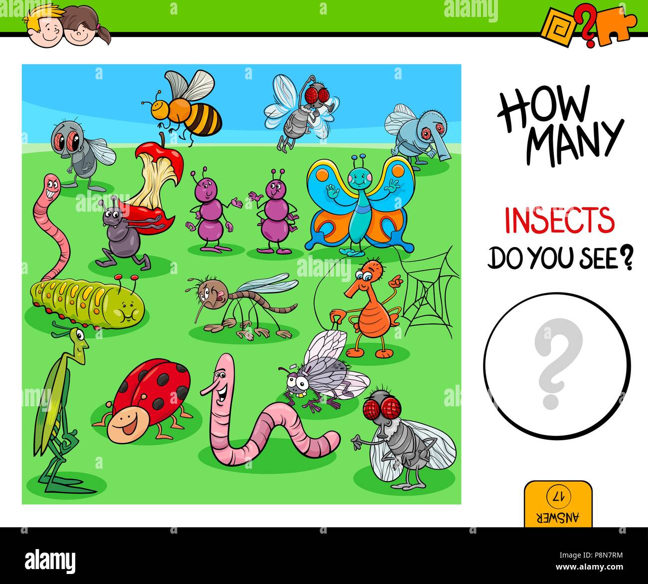 Counting bugs Stock Vector Images - Alamy