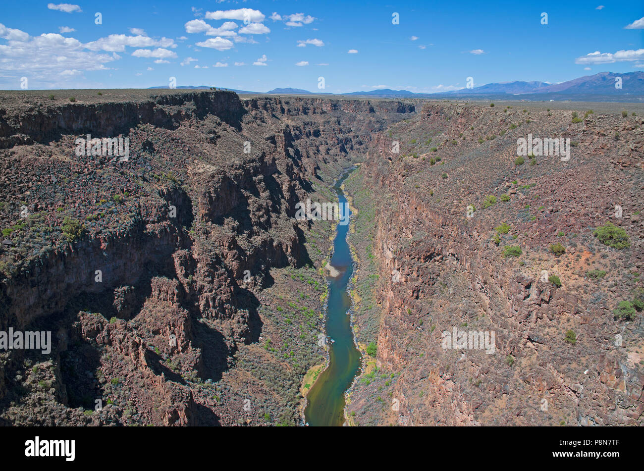 RIO GRANDE RIVER FROM ABOVE, NM, USA Stock Photo - Alamy
