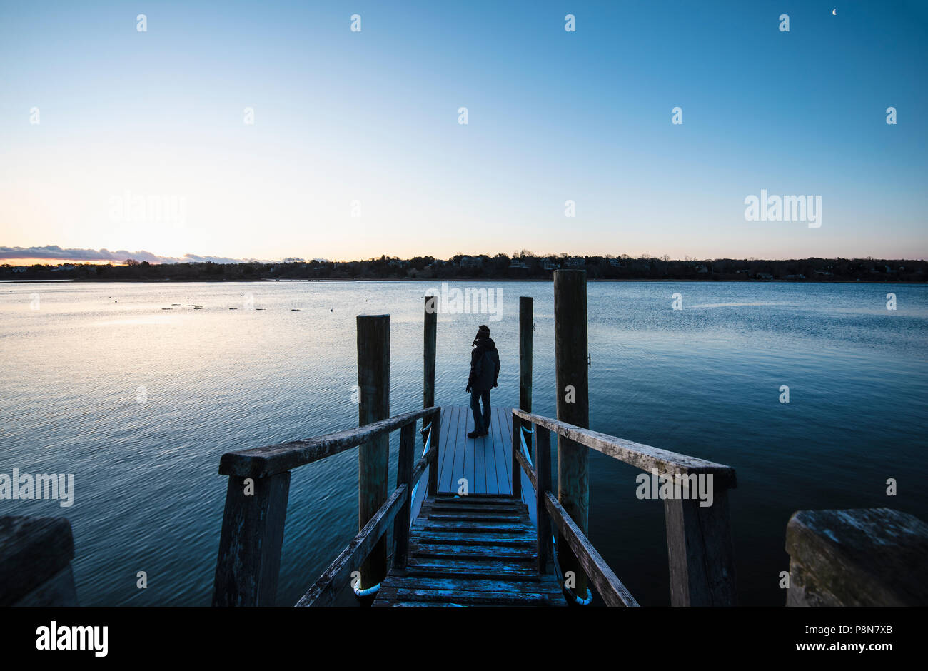 Standing at boat dock hi-res stock photography and images - Alamy