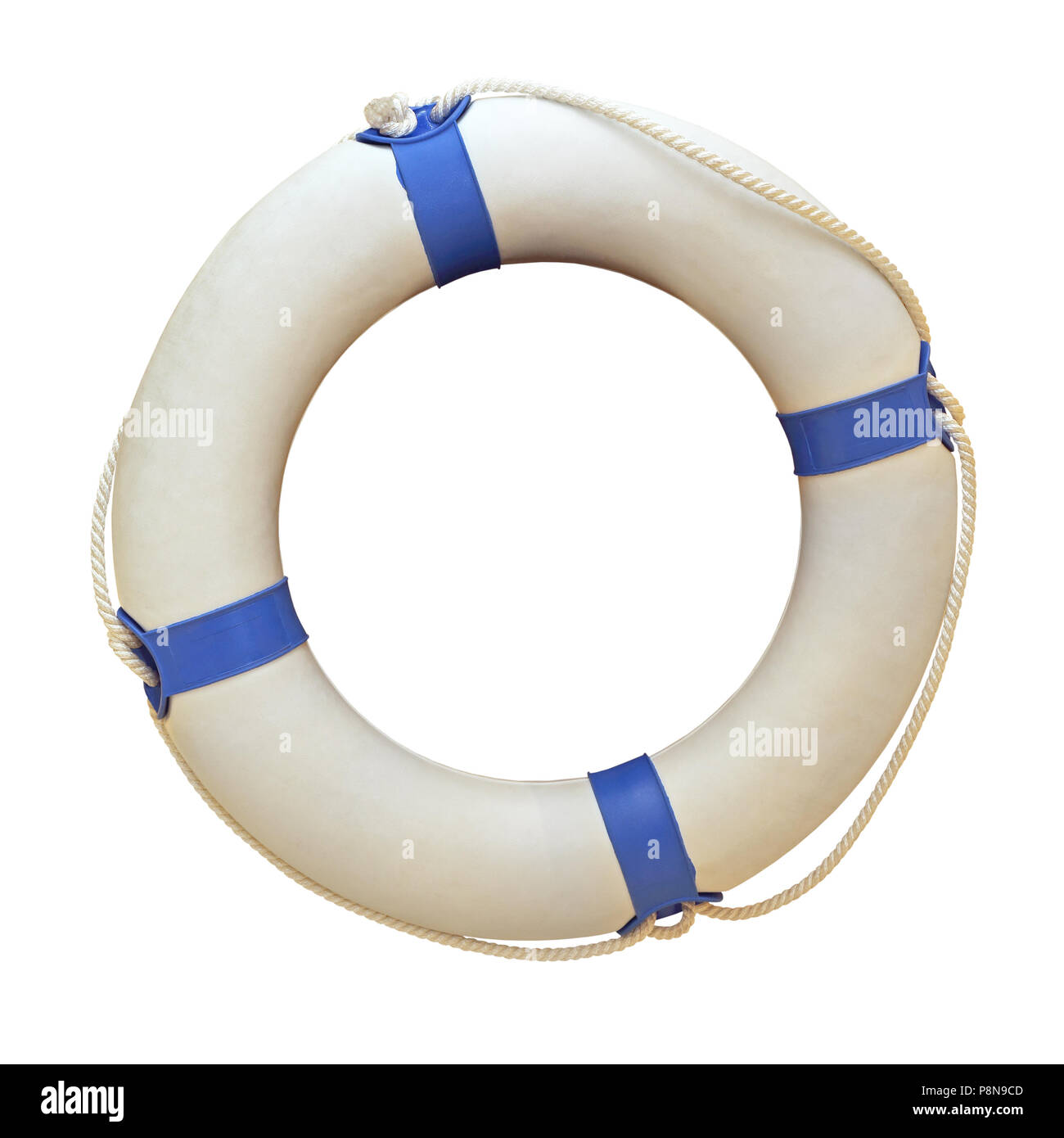 Life Ring Isolated Included Clipping Path Stock Photo - Alamy