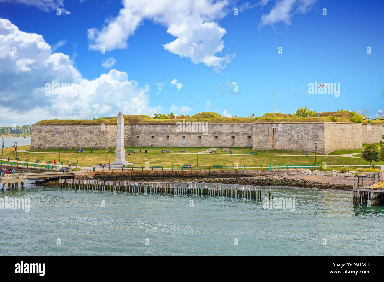Fort Independence near Boston Stock Photo - Alamy