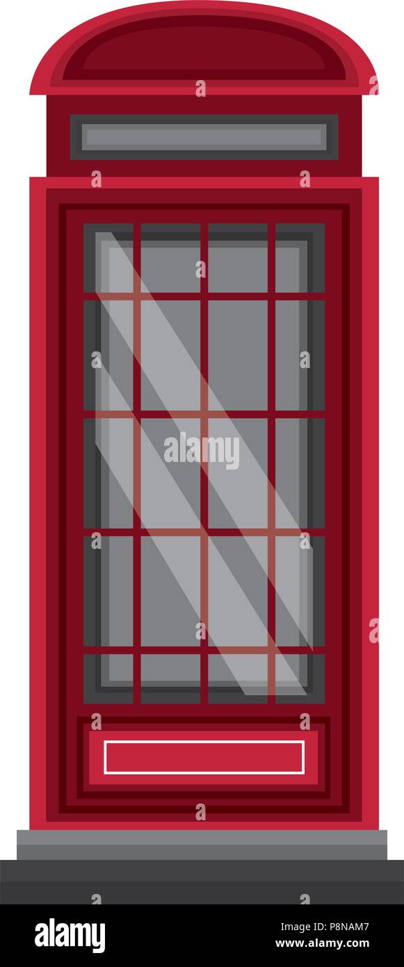 london telephone box classic design vector illustration Stock Vector ...