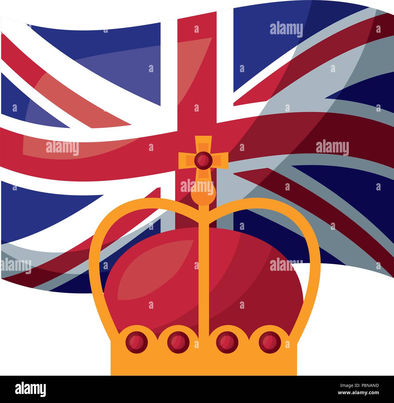 Monarch of the united kingdom Stock Vector Images - Alamy