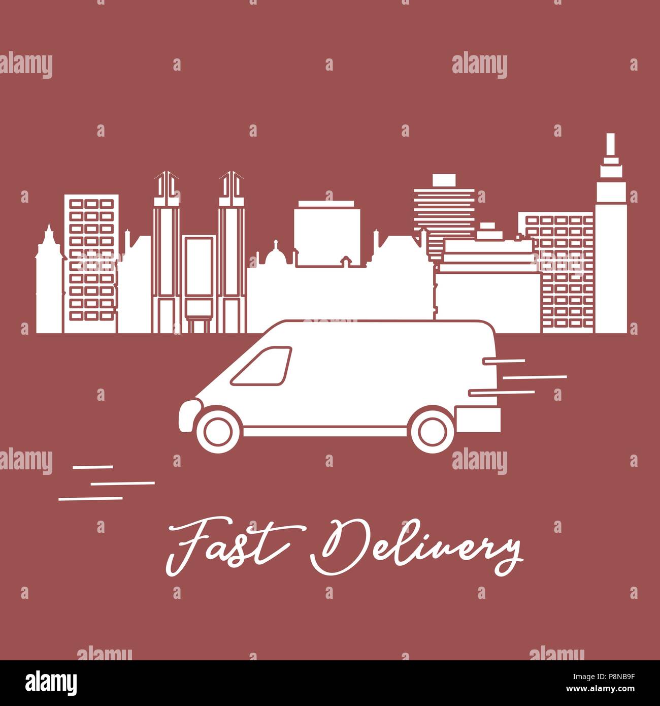 Delivery by car in the city. Fast and convenient shipping. Free ...