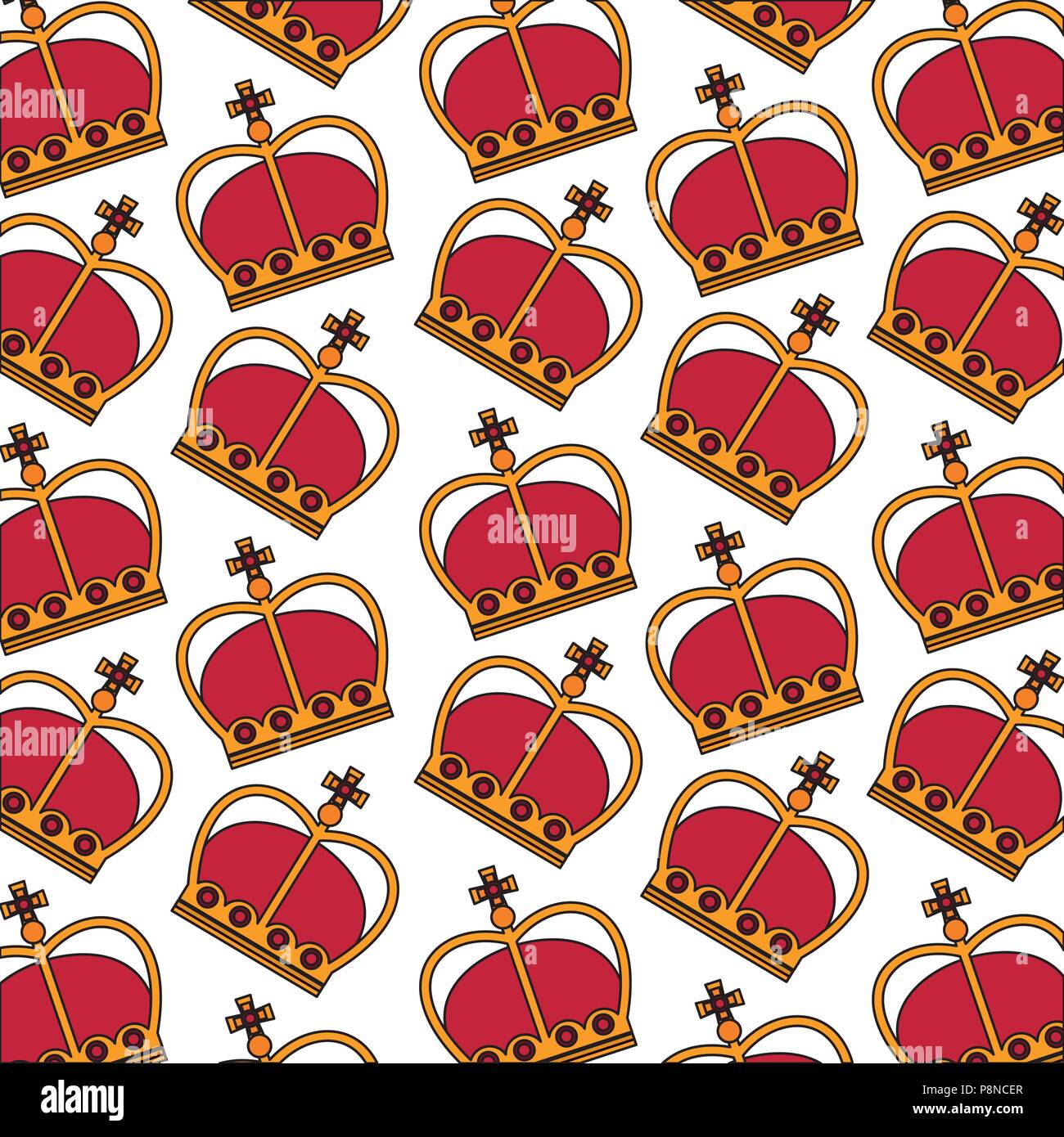 united kingdom crown royal monarchy background vector illustration ...