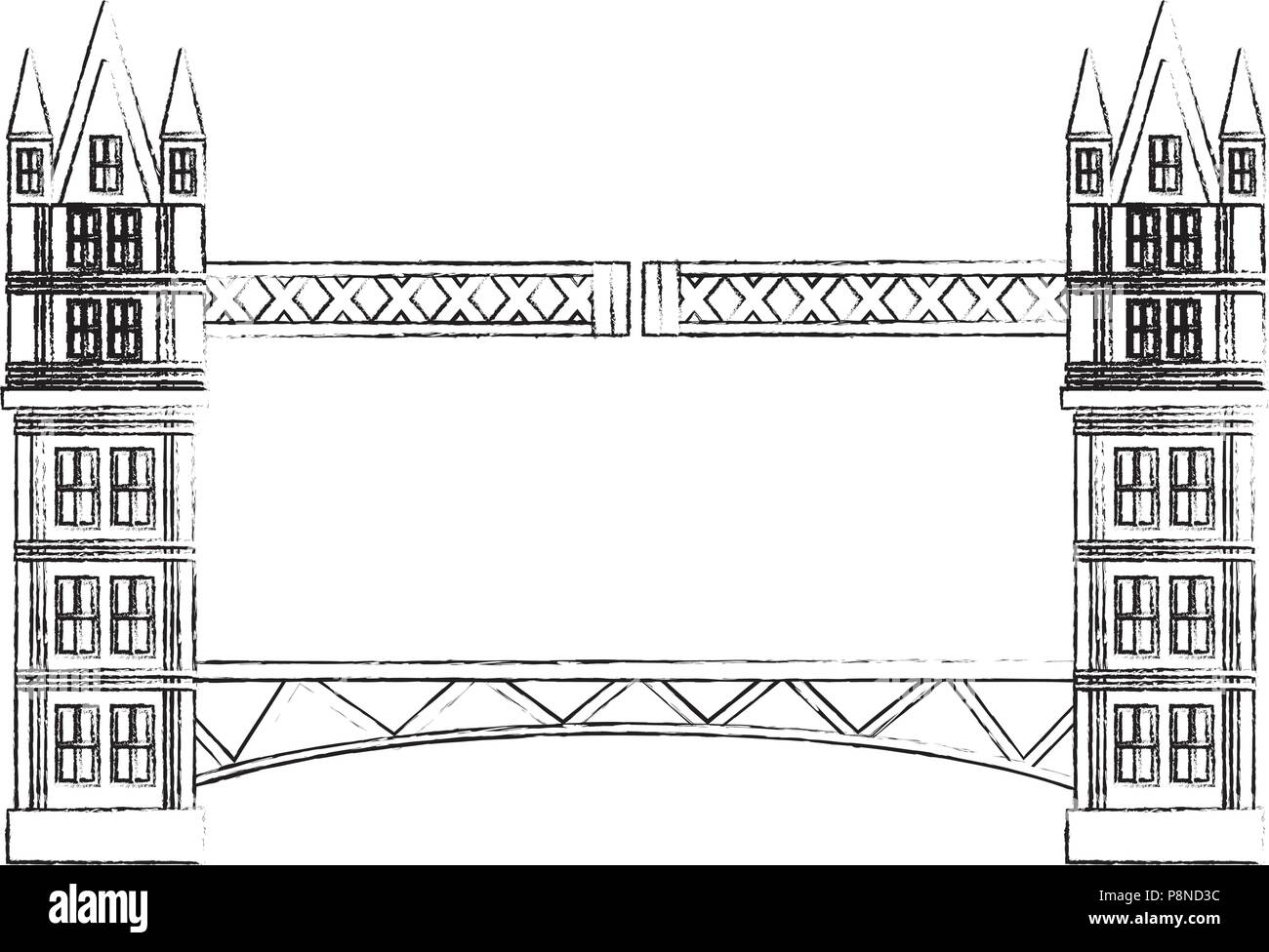 Victorian london skyline illustration hi-res stock photography and ...