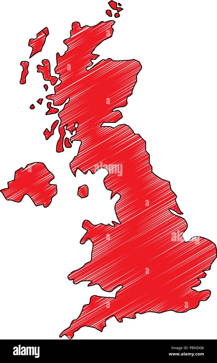 Map britain symbols Stock Vector Images - Alamy