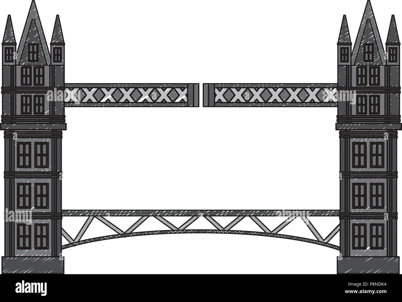 Victorian london skyline illustration hi-res stock photography and ...