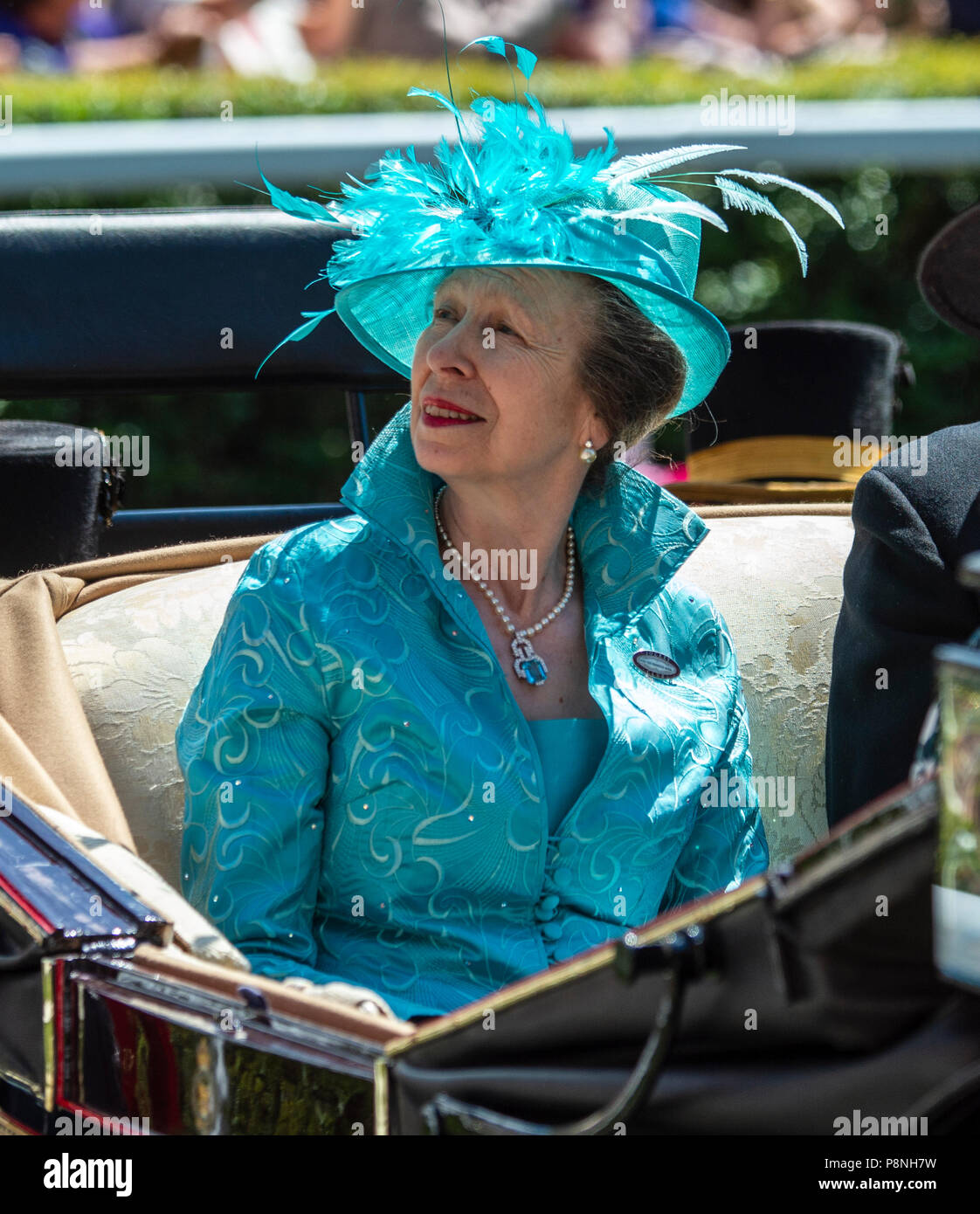 The Princess Royal joins her Majesty The Queen for ladies day at Royal ...