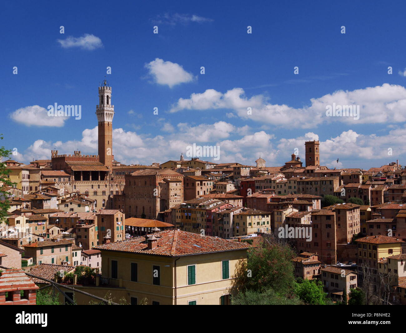 Siena views, Old Town Stock Photo - Alamy