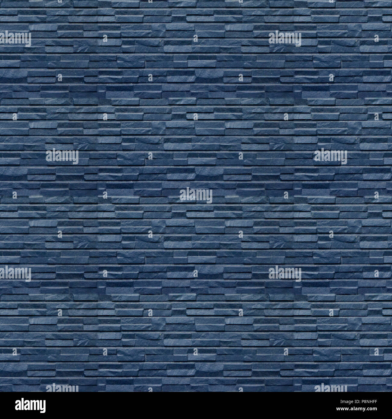 Seamless pattern with blue stone wall panels of the original squared ...