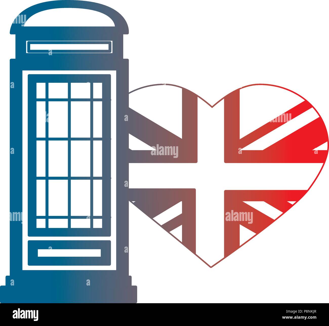 London red telephone box big Stock Vector Images - Alamy