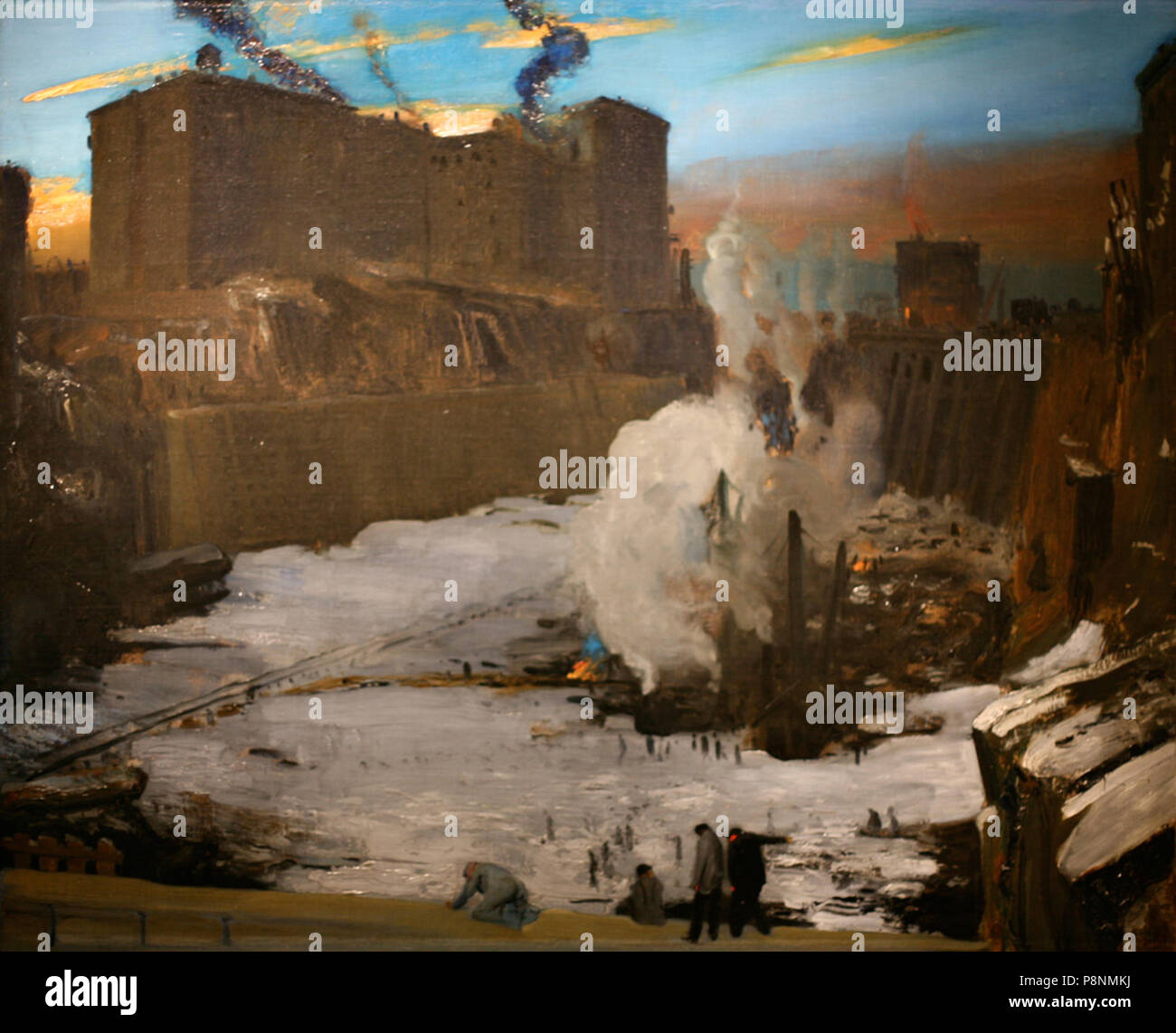. 54 WLA brooklynmuseum Pennsylvania Station Excavation Stock Photo - Alamy