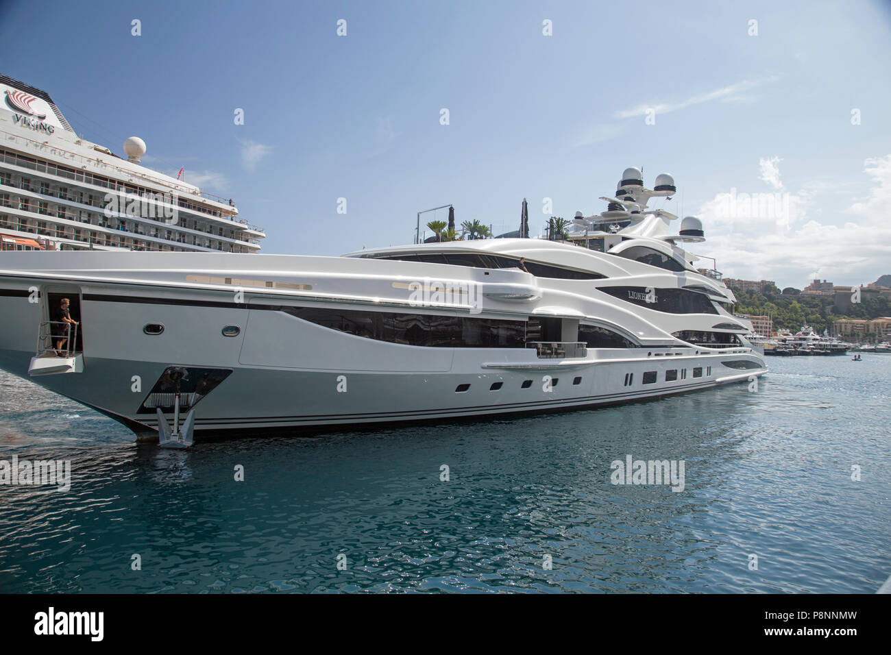 Luxury Yachts in waters near Monaco Stock Photo - Alamy