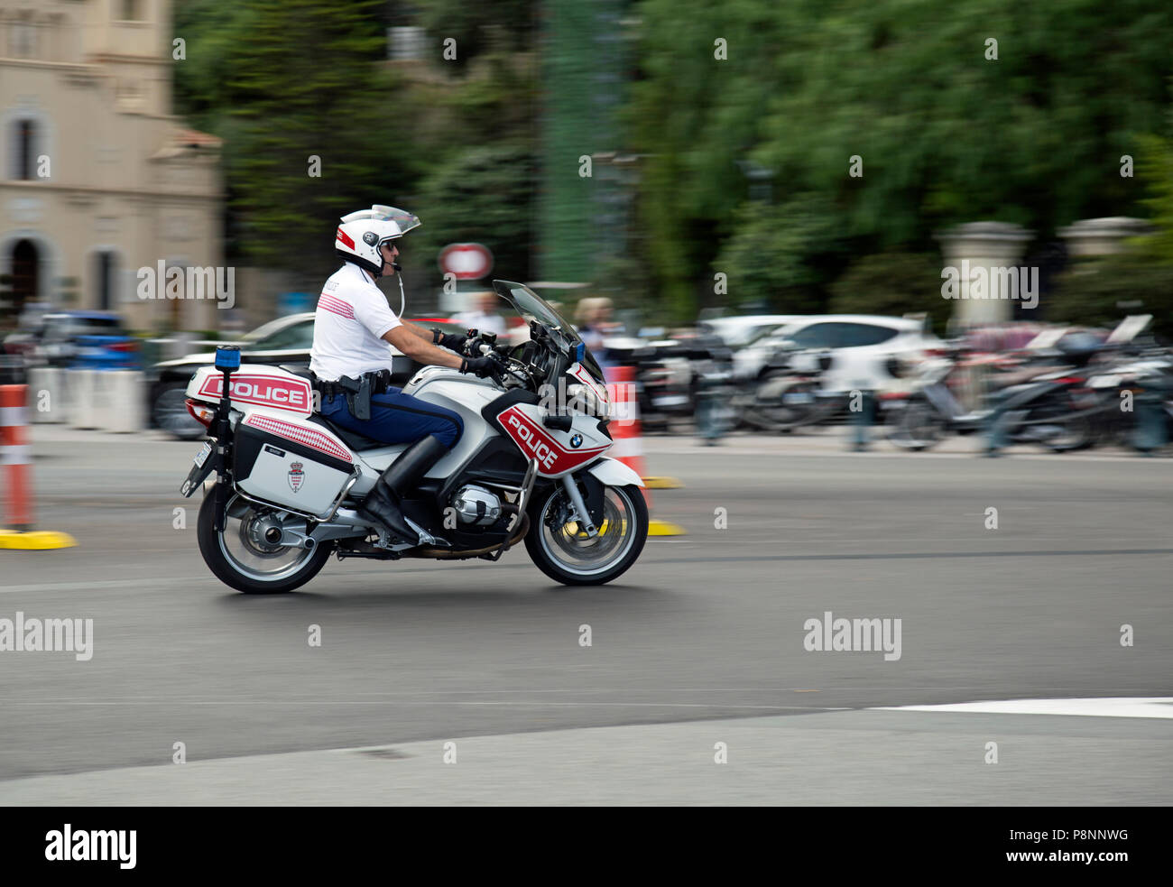 German police motorcycle hi-res stock photography and images - Alamy