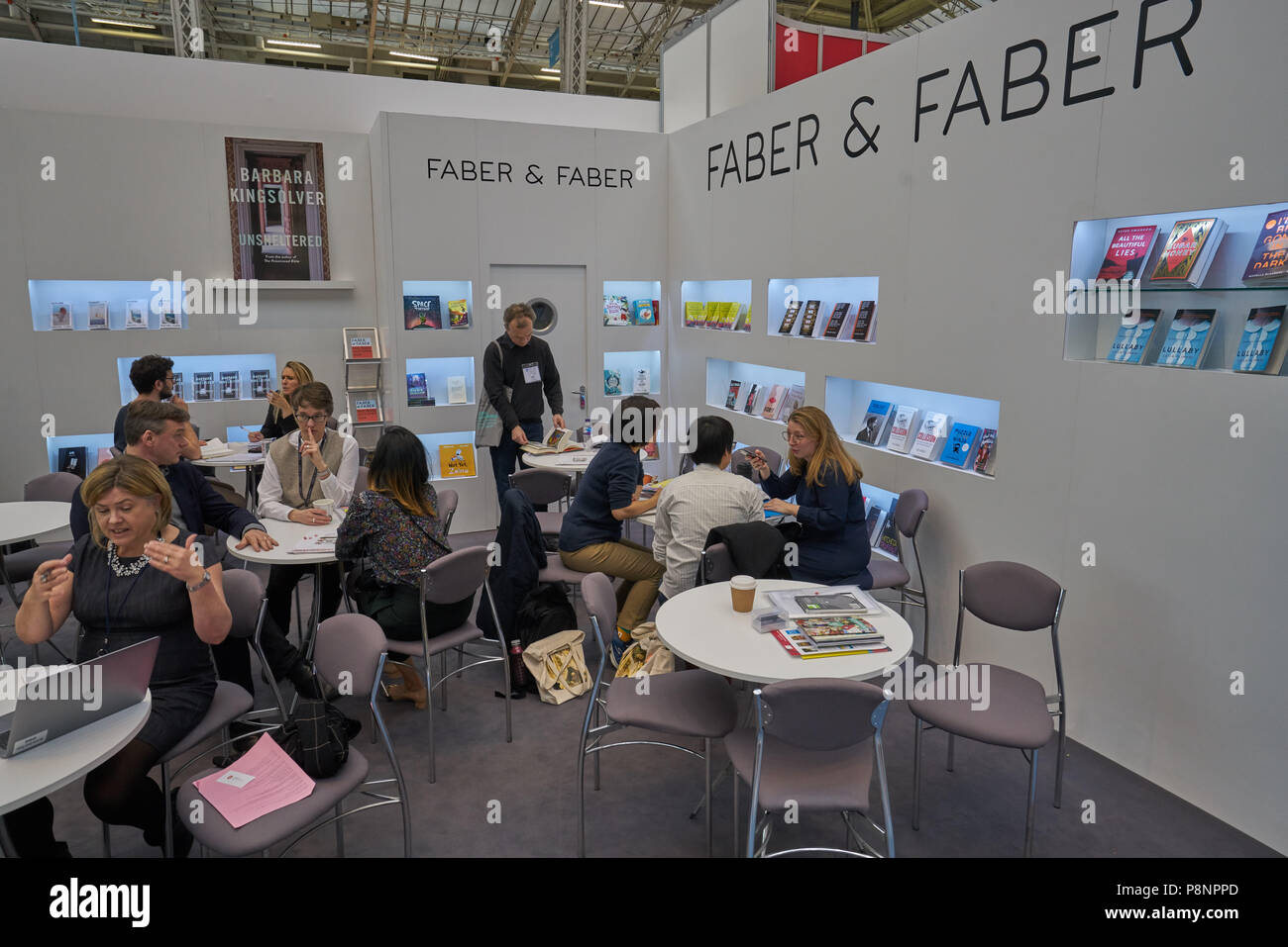 faber and faber book fair Stock Photo - Alamy