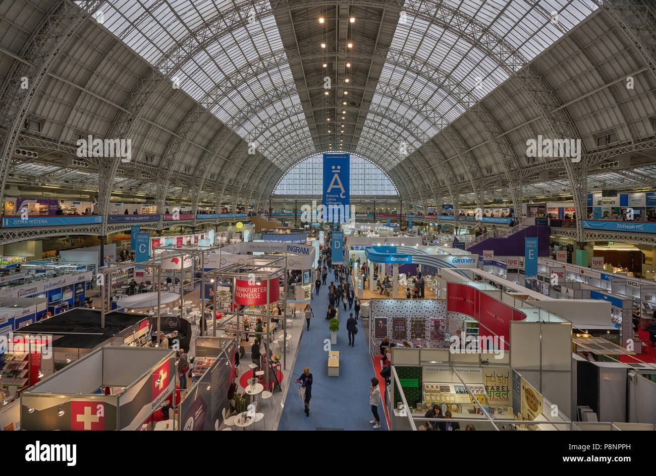 olympia exhibition centre london Stock Photo - Alamy
