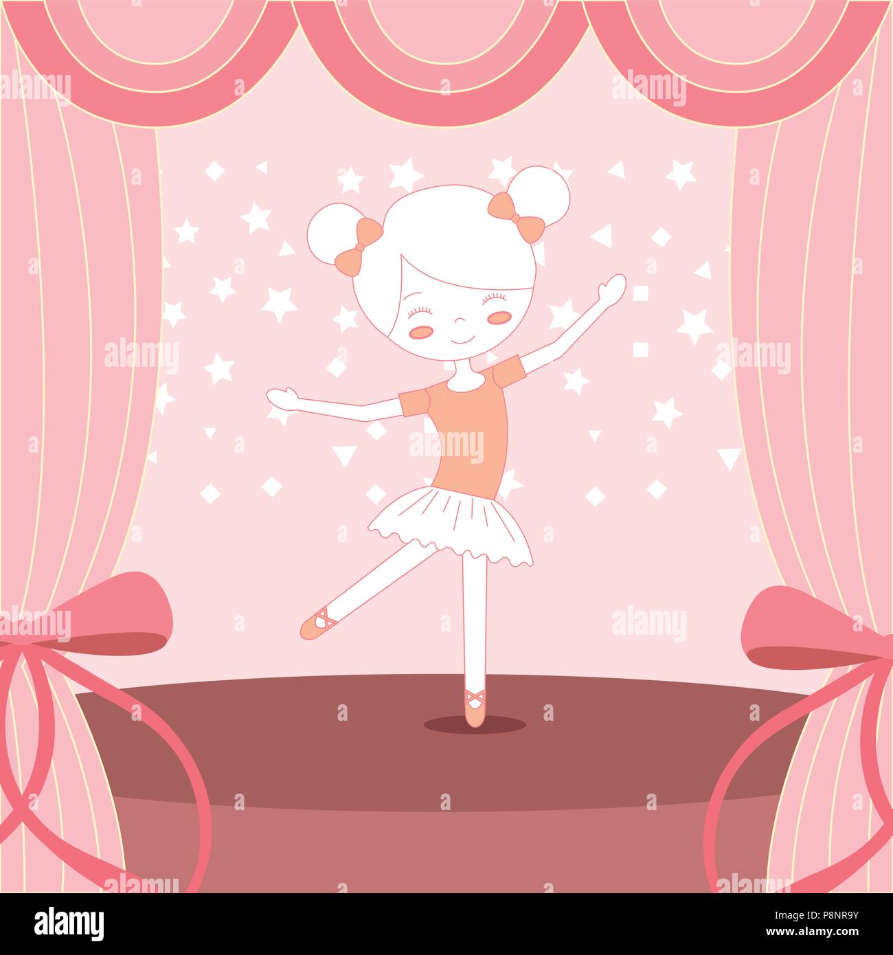 Theatre performing on stage Stock Vector Images - Alamy