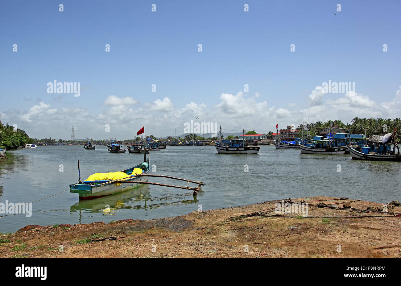 Boat anchored at quay hi-res stock photography and images - Alamy