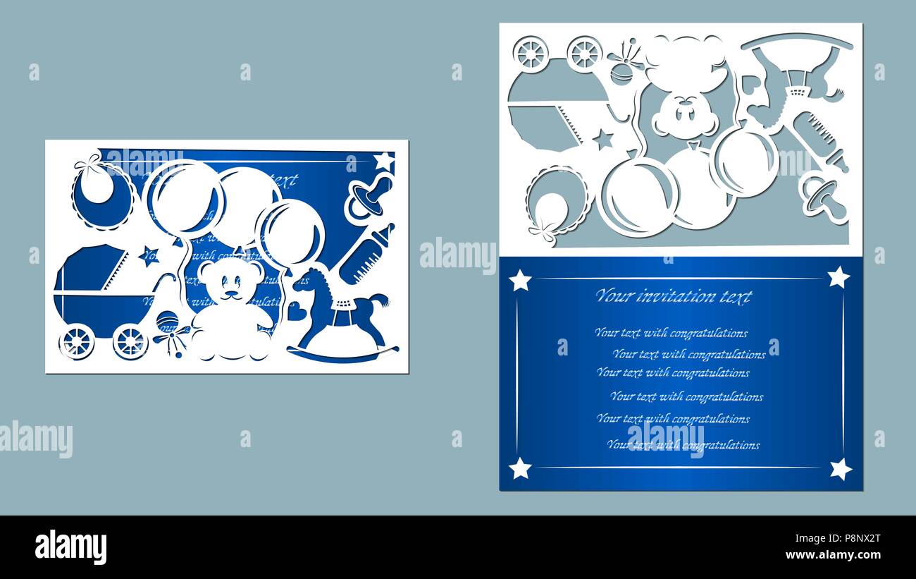 Baby Bib Card Template